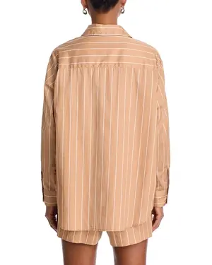 French Connection Alexis Poplin Fine Line Shirt