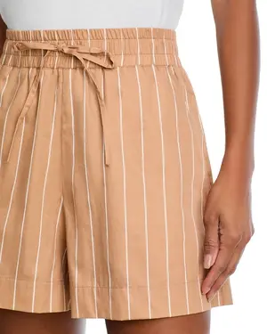 French Connection Alexis Poplin Stripe Shorts