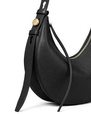 Tory Burch Romy Crescent Shoulder Bag - Black