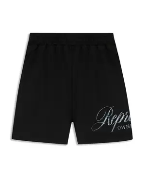 REPRESENT Owner's Club Script Mesh 11.8" Shorts