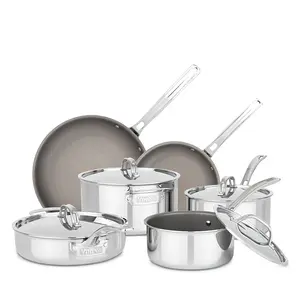 VIKING Pureglide Pro 3 Ply Nonstick 10 Piece Cookware Set - No Color