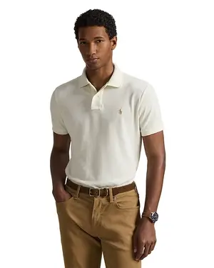 Polo Ralph Lauren Iconic Mesh Polo Shirt Cream