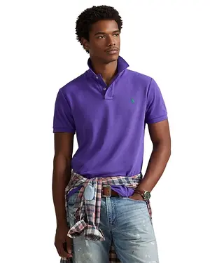 Polo Ralph Lauren Iconic Mesh Polo Shirt - Purple