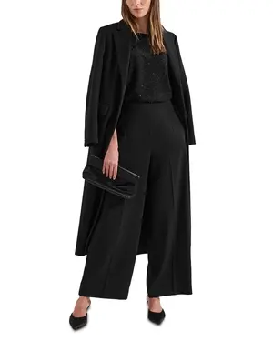 PHASE EIGHT Cristine Sequin Knit Sweater - Black