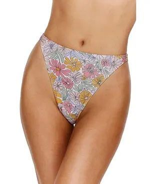GOTTEX Soft Bloom High Waist Bikini Bottom - Multicolor
