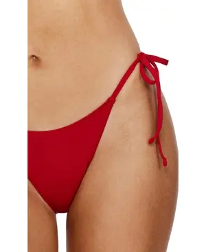 GOTTEX Beach Time Side Tie Bikini Bottom - Red