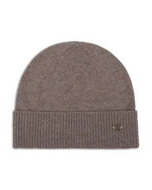 Ted Baker London Wool & Cashmere Knit Beanie - Camel