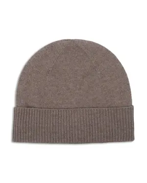 Ted Baker London Wool & Cashmere Knit Beanie - Camel
