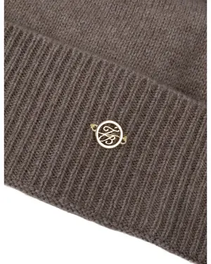 Ted Baker London Wool & Cashmere Knit Beanie - Camel