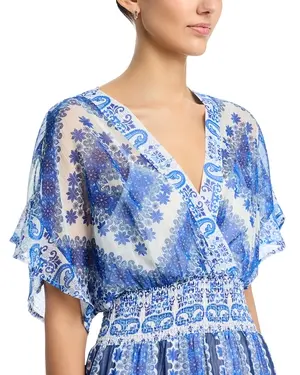 KOKO + MASON Blouson Midi Dress
