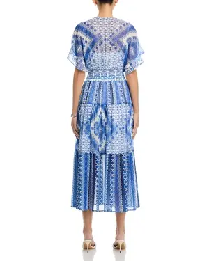 KOKO + MASON Blouson Midi Dress