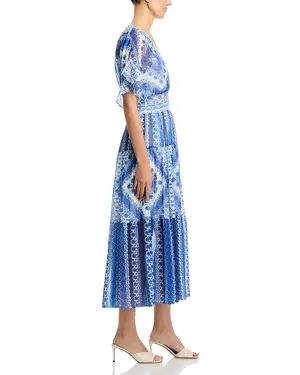 KOKO + MASON Blouson Midi Dress