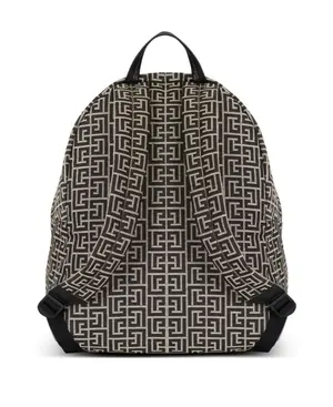 Balmain Pulse Monogram Jacquard Backpack
