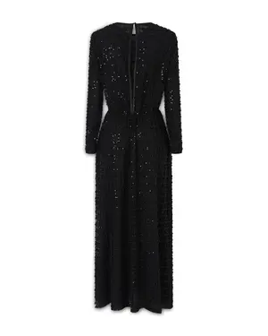 Emporio Armani Beaded Tulle Gown