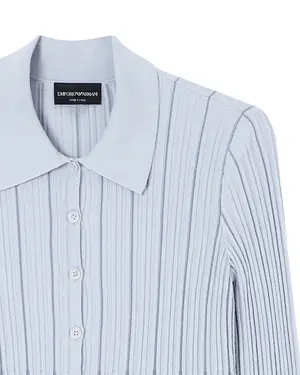 Emporio Armani Collared Cardigan Sweater