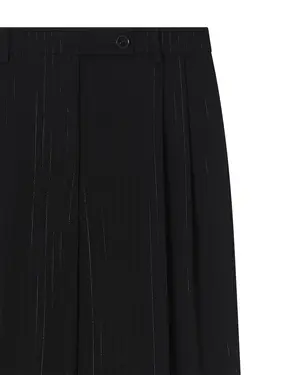Emporio Armani Straight Pleated Pants