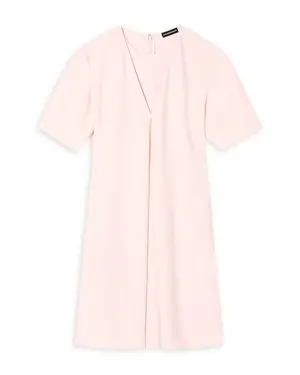 Emporio Armani Inverted Pleat Shift Dress