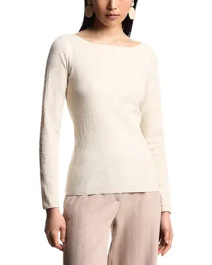 Emporio Armani Textured Blouses