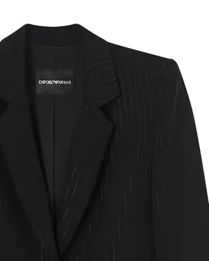 Emporio Armani One Button Blazer