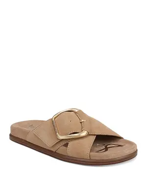 Women's Buckle Slide Sandals