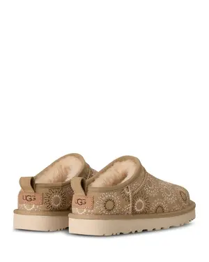 UGG Classic Sun Stitch Suede Mini Boots