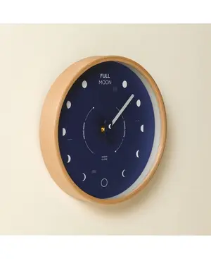 UNCOMMON GOODS Monthly Moon Phase Clock Ocean Clock