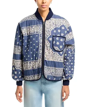 The Great. The Quilted Bomber Jacket