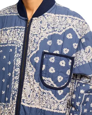The Great. The Quilted Bomber Jacket