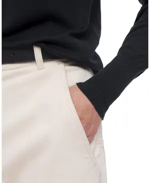 Another Tomorrow Featherweight Crewneck Sweater - Black