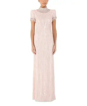 Jenny Packham Collared Evening Dresses