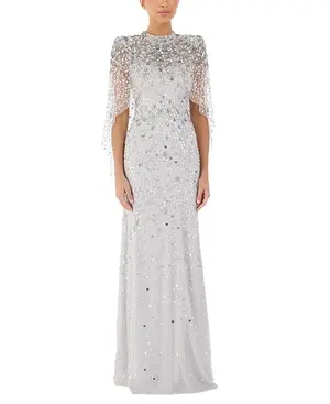 High Neck Embellished Gowns