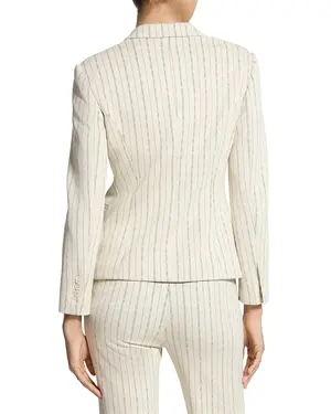 Theory Striped Three-button Jacket