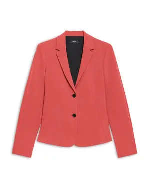 Theory Shaped Blazer - Claret