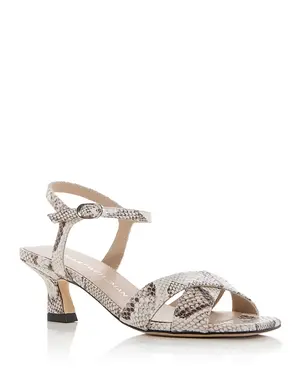 Stuart Weitzman Embossed Sandals For Women