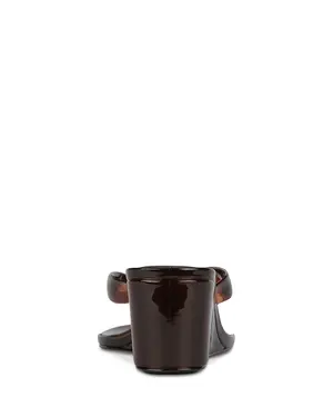 Jeffrey Campbell Wedge Thong Sandals - Brown