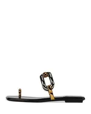 Jeffrey Campbell Big Link Flat Sandals