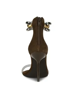 Jeffrey Campbell Cuff Link Ankle Strap Heeled Sandals