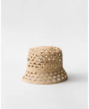 Prada Crochet Bucket Hat