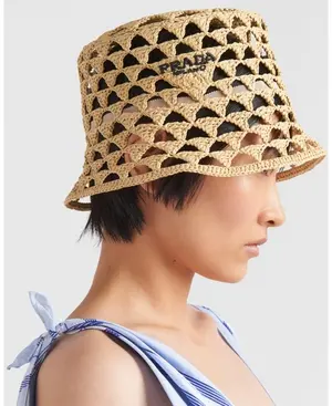 Prada Crochet Bucket Hat