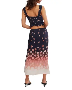 Free People Top And Skirt Set - Espresso