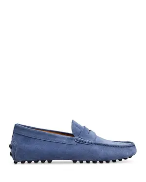 TOD'S Gommino Driving Moccasin Loafers - Blue
