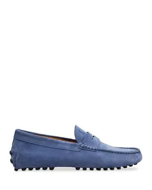 TOD'S Gommino Driving Moccasin Loafers - Blue