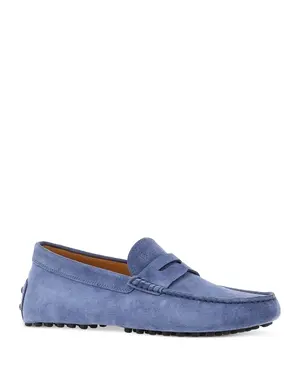 TOD'S Gommino Driving Moccasin Loafers - Blue