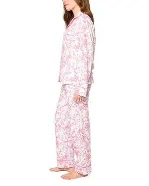 PETITE PLUME Timeless Toile Pima Cotton Pajama Set