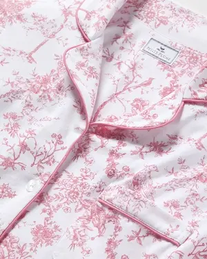 PETITE PLUME Timeless Toile Pima Cotton Pajama Set