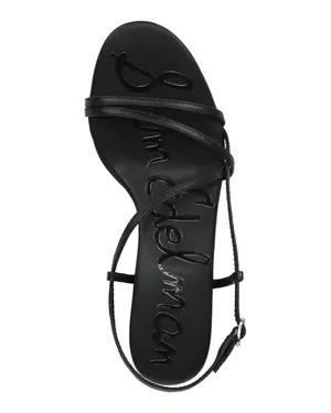 Sam Edelman Cora Kitten Heel Sandals - Black