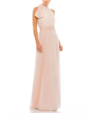 Mac Duggal Chiffon Gown - Blush