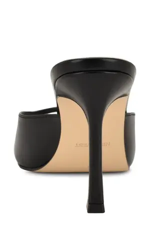 Nine West Kisco Stiletto Heel Slide Sandal - Black