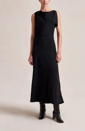 LA LIGNE Matte Moira Midi Dress