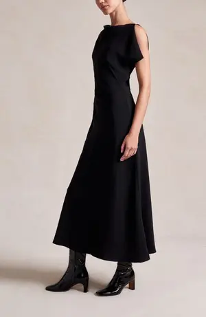LA LIGNE Matte Moira Midi Dress